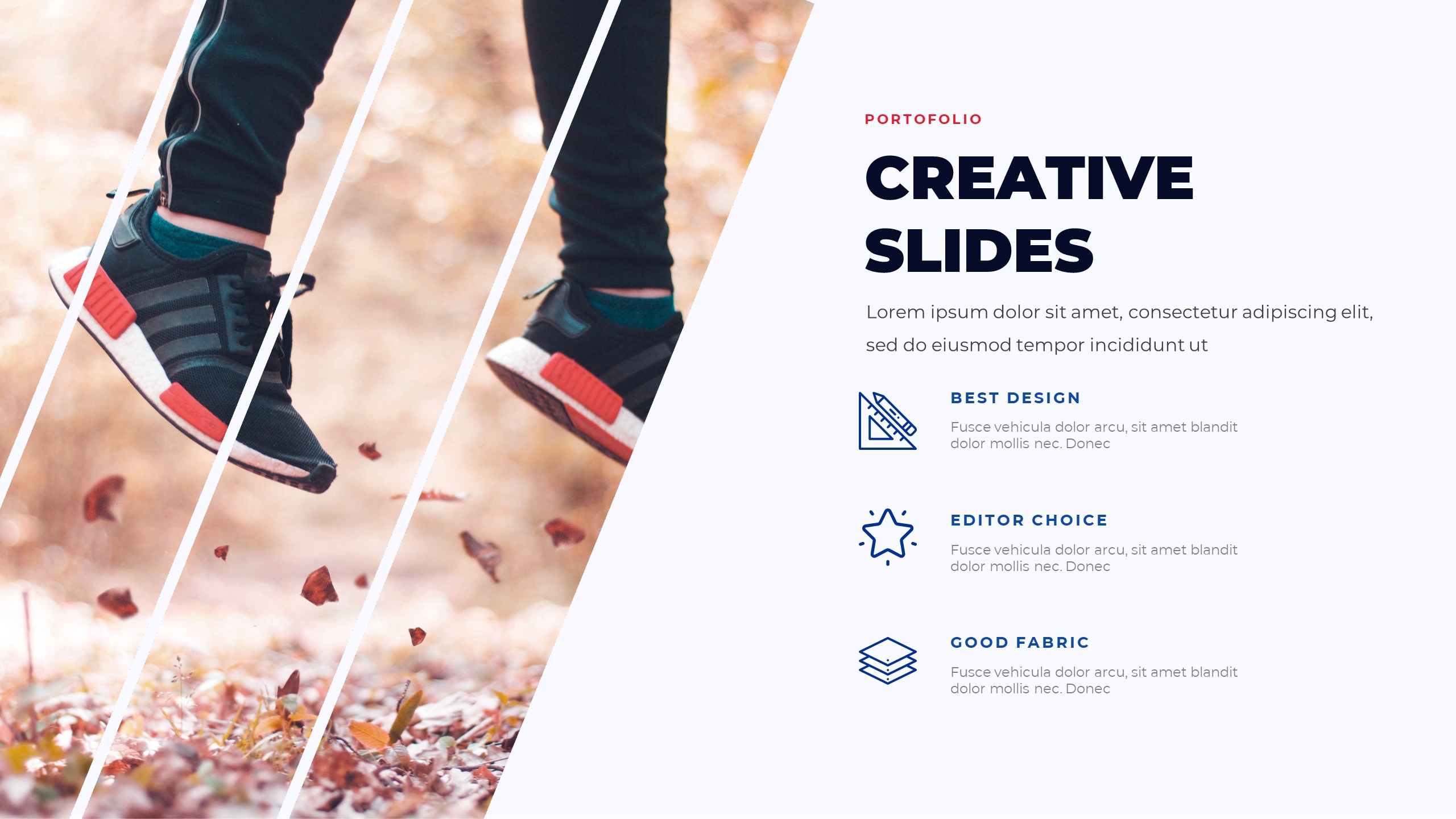 SNICKY - Shoes Factory & Sneakers Powerpoint Template by SlidePine