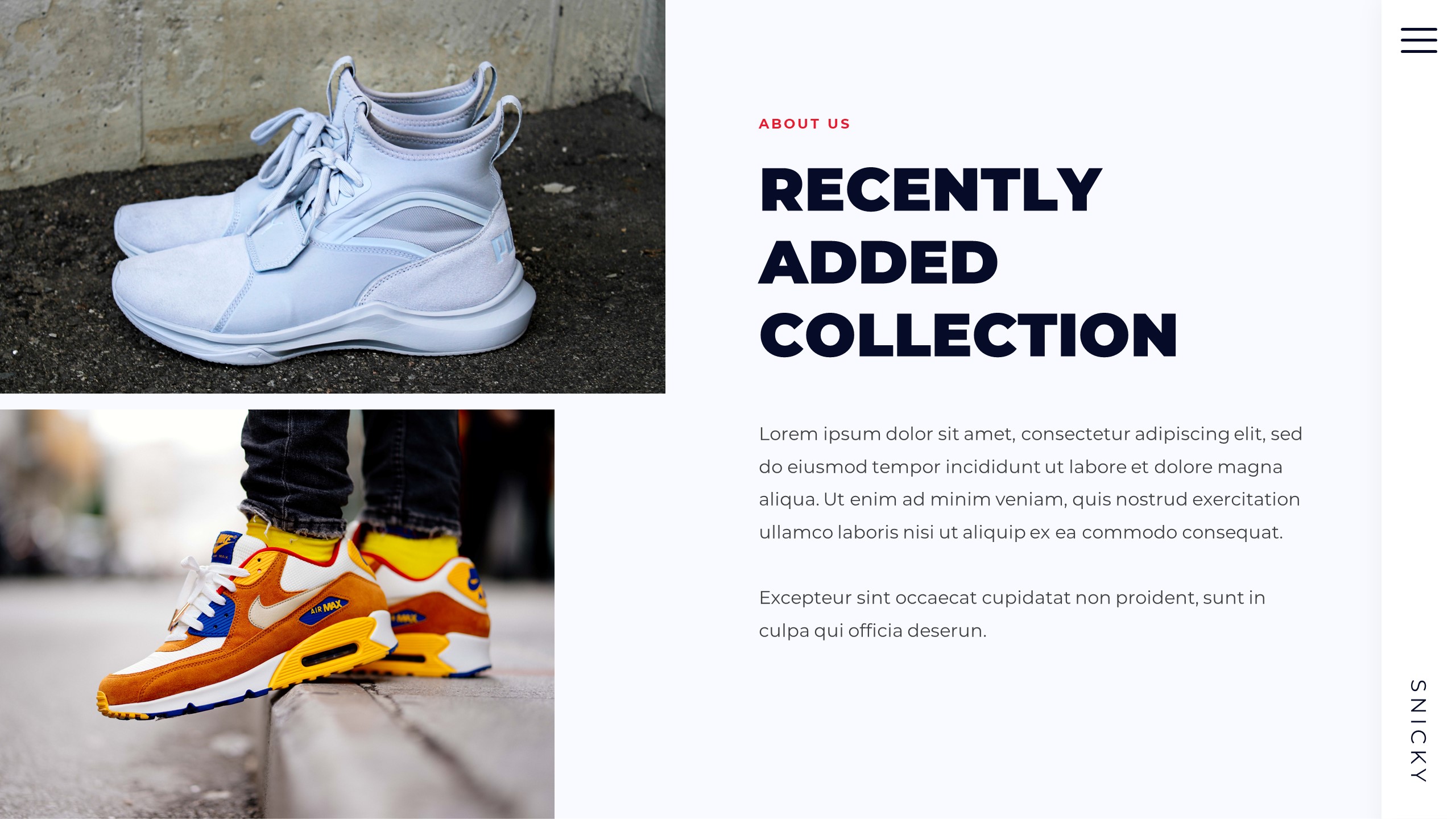SNICKY - Shoes Factory & Sneakers Powerpoint Template, Presentation ...