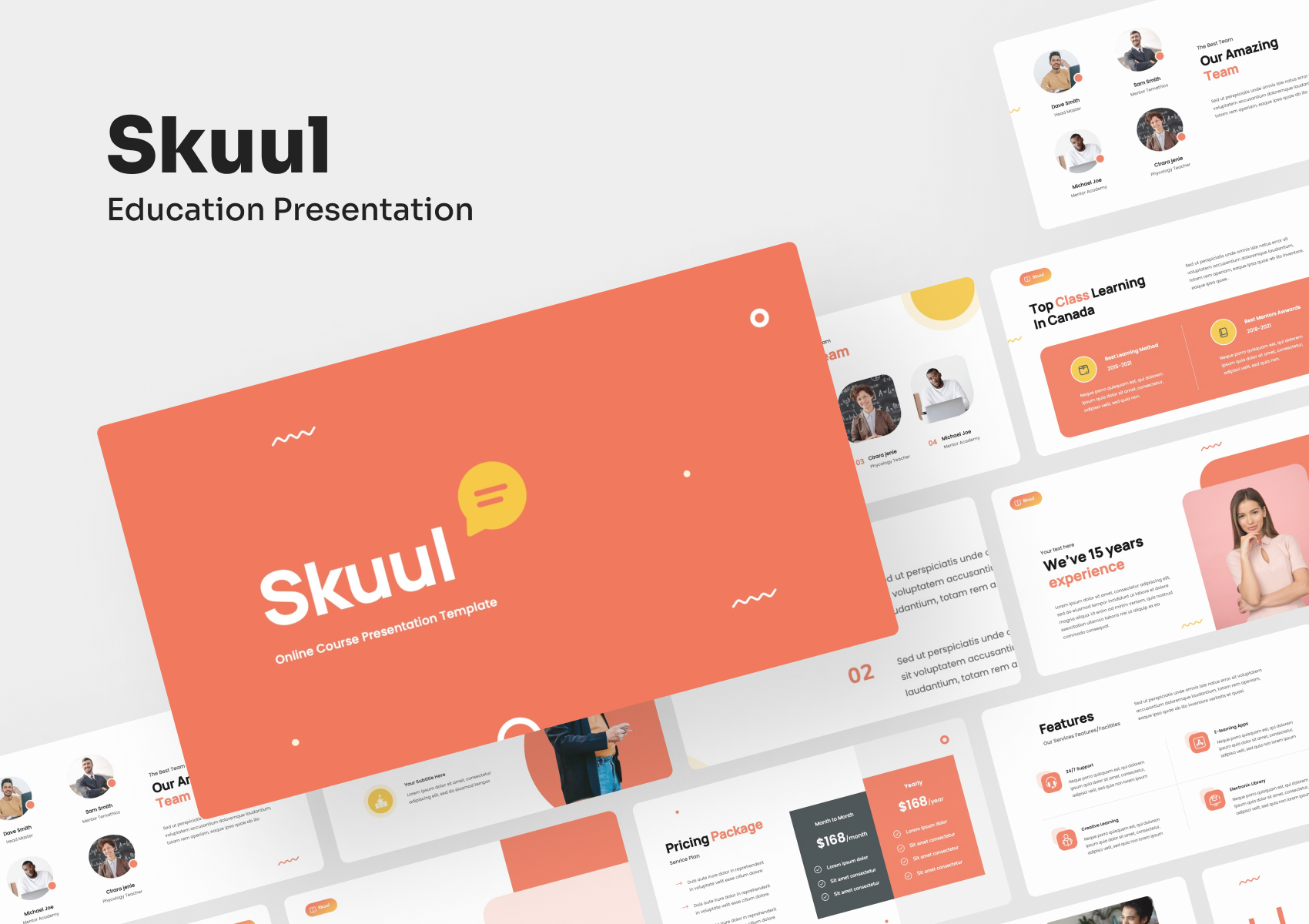 Skuul - Education Google Slides Presentation, Presentation Templates