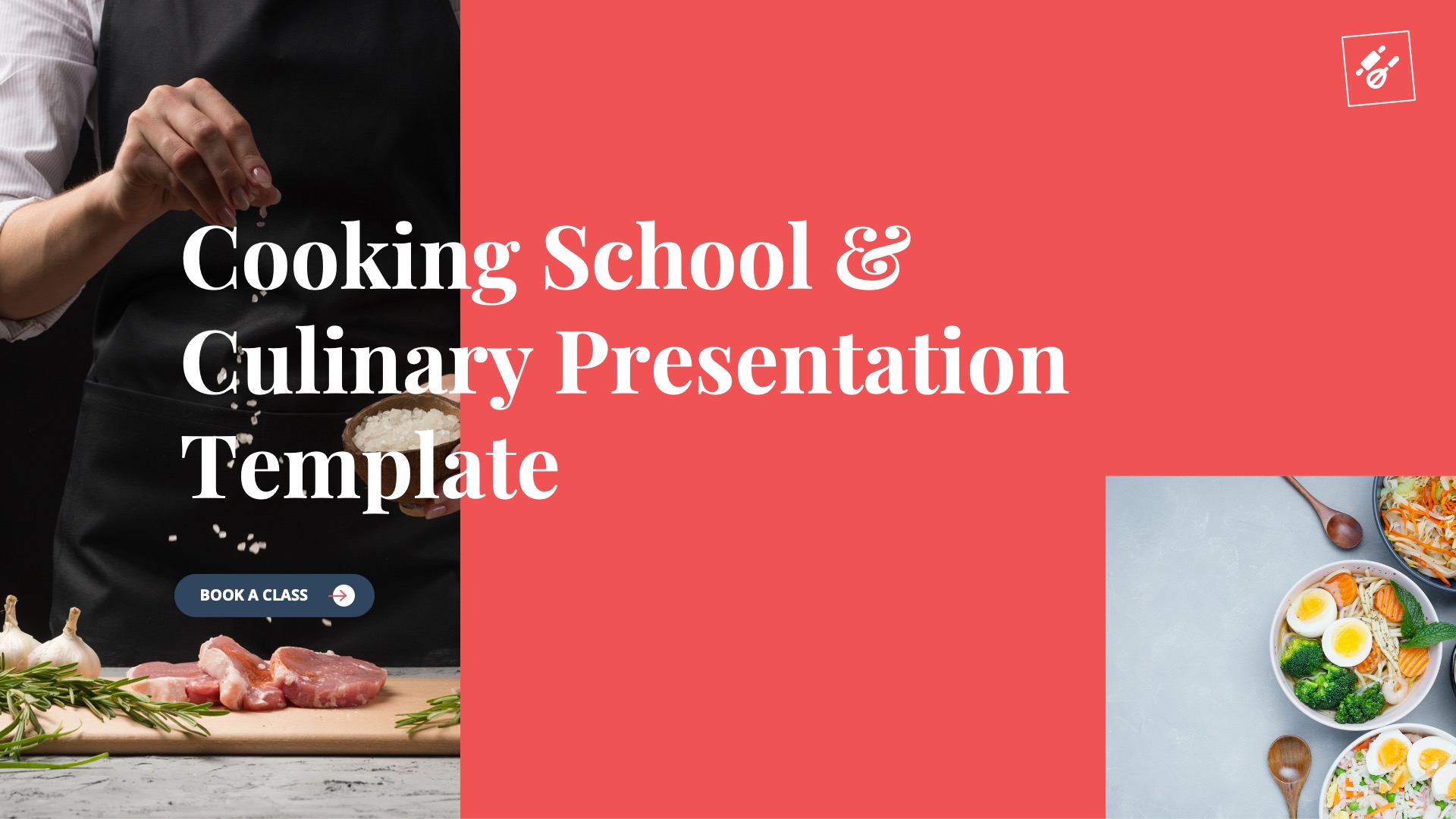 Chefio - Cooking School & Culinary Powerpoint Template, Presentation ...
