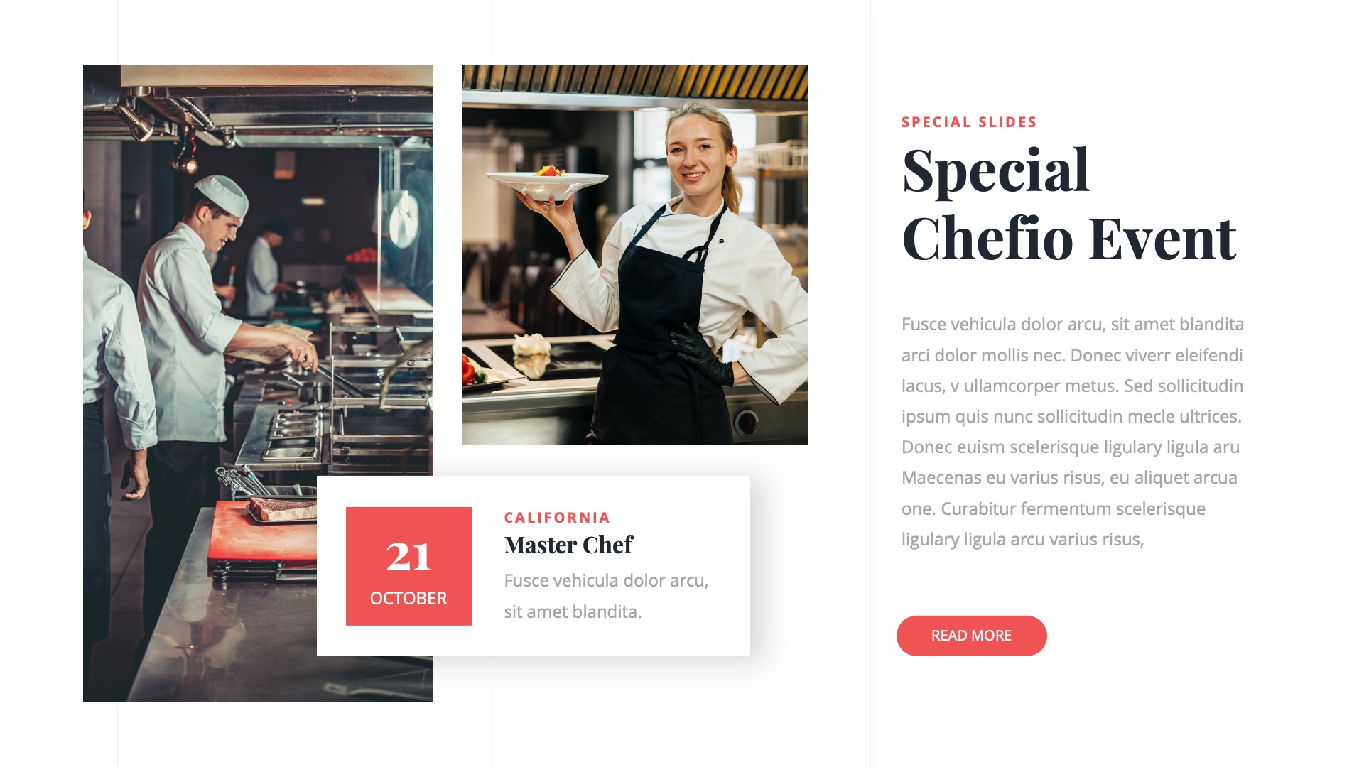 Chefio - Cooking School & Culinary Google Slides Template, Presentation ...