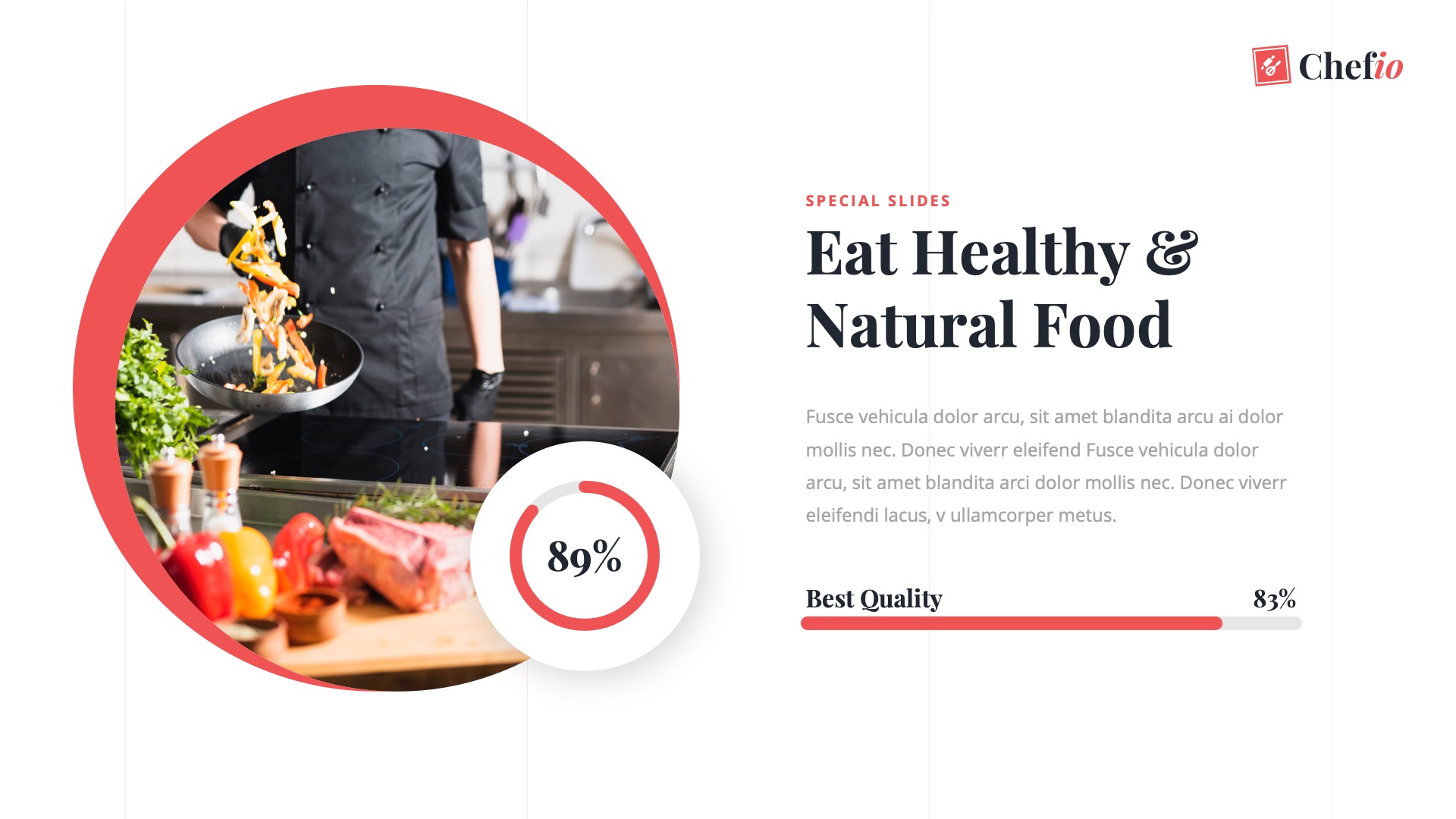 Chefio - Cooking School & Culinary Google Slides Template, Presentation ...