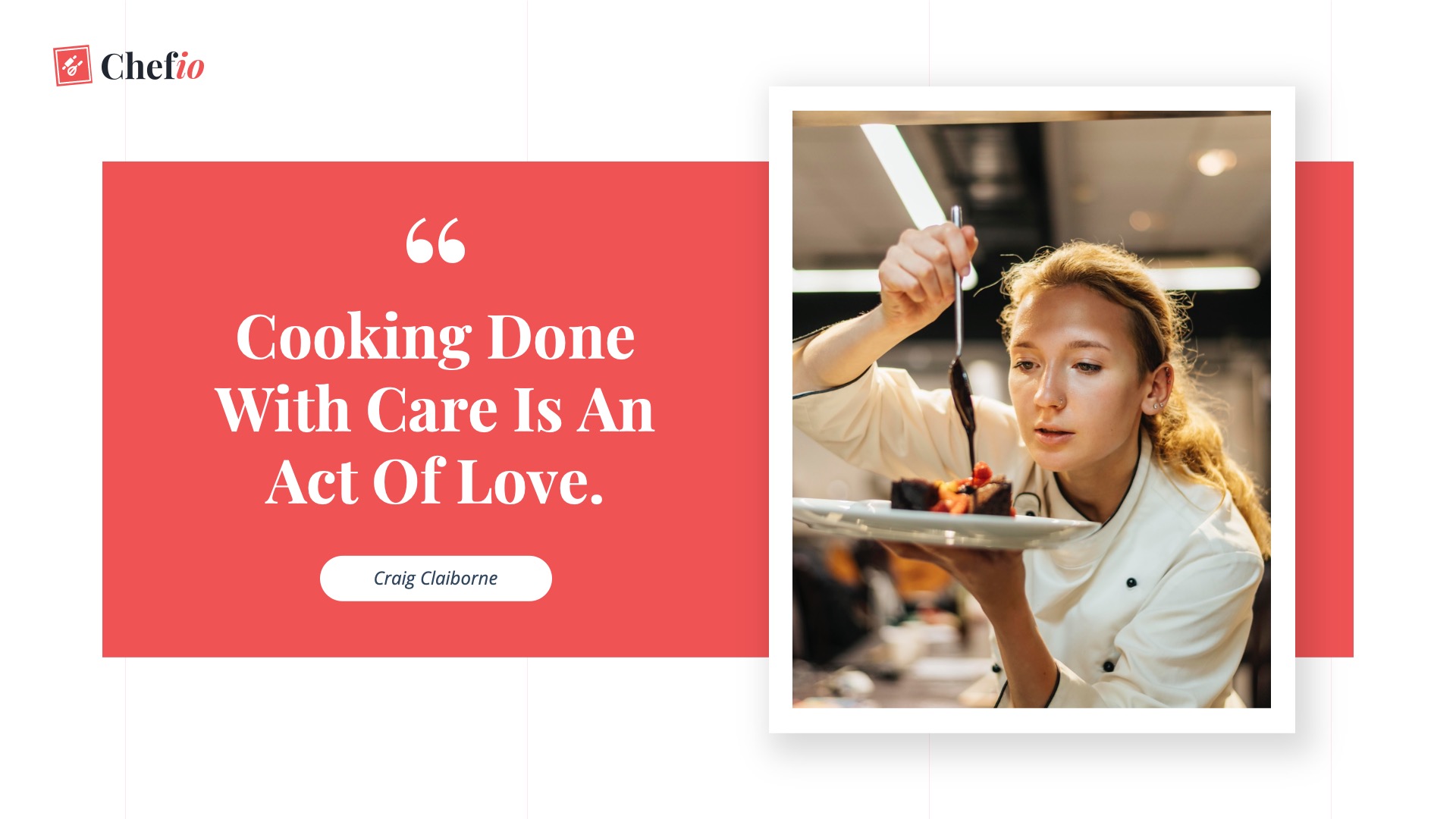 Chefio - Cooking School & Culinary Google Slides Template, Presentation ...