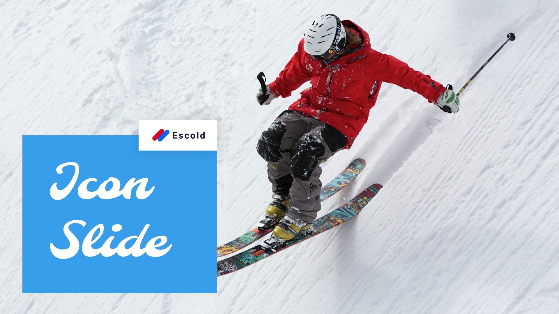 Escold - Winter Sport Google Slides Template, Presentation Templates