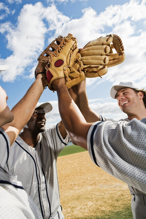 Baseball team cheering Stock Photo by ImageSourceCur | PhotoDune