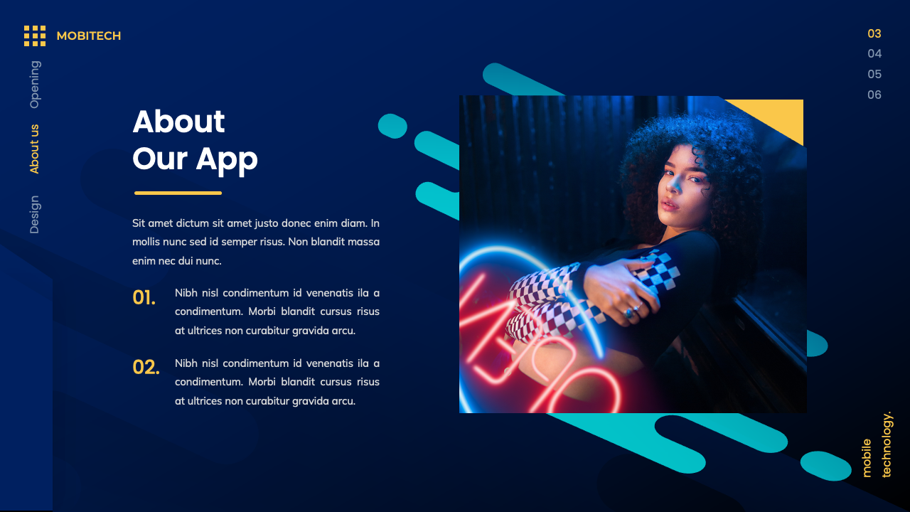 Mobitech - Mobile Proposal Google Slides Template, Presentation Templates