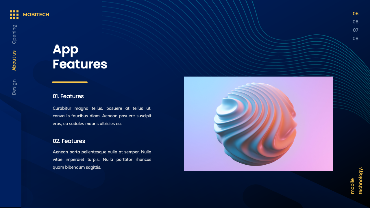 Mobitech - Mobile Proposal Google Slides Template, Presentation Templates