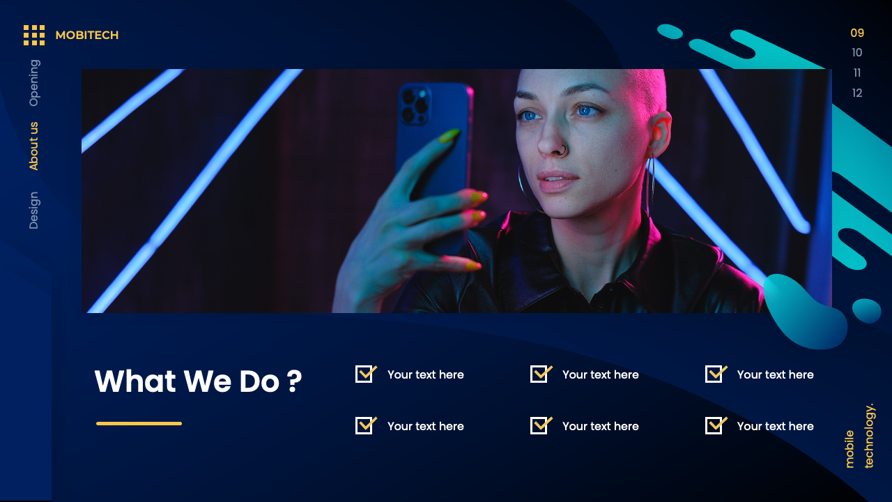 Mobitech - Mobile Proposal Google Slides Template, Presentation Templates
