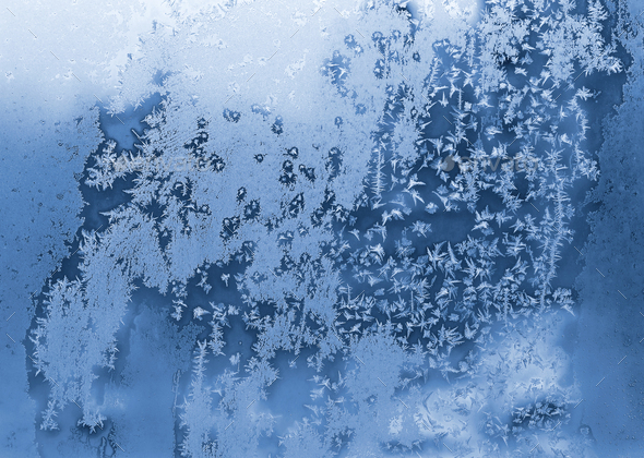 Texture of winter window glass with beautiful ice pattern Stock Photo ...