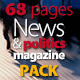 68 Pages News & Politics Magazine Pack, Print Templates | GraphicRiver