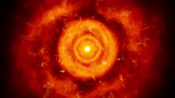 Rotating Flame Cloud Fire Background Loop 4K, Motion Graphics | VideoHive