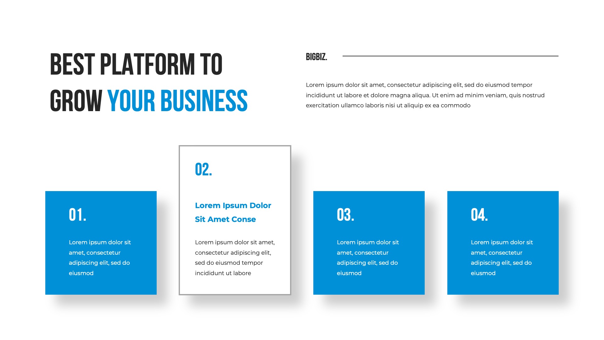 BIGBIZ - Corporate Business Google Slides Template, Presentation Templates