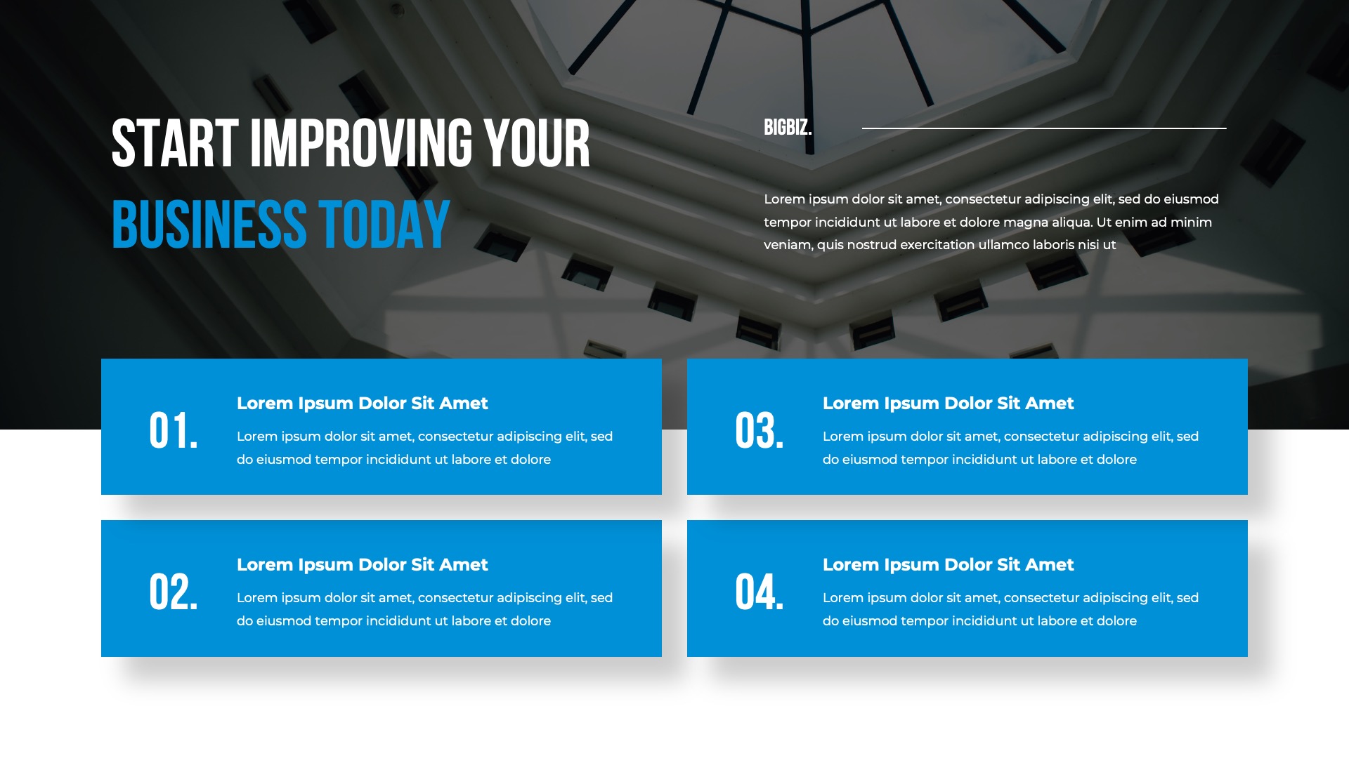 BIGBIZ - Corporate Business Google Slides Template, Presentation Templates