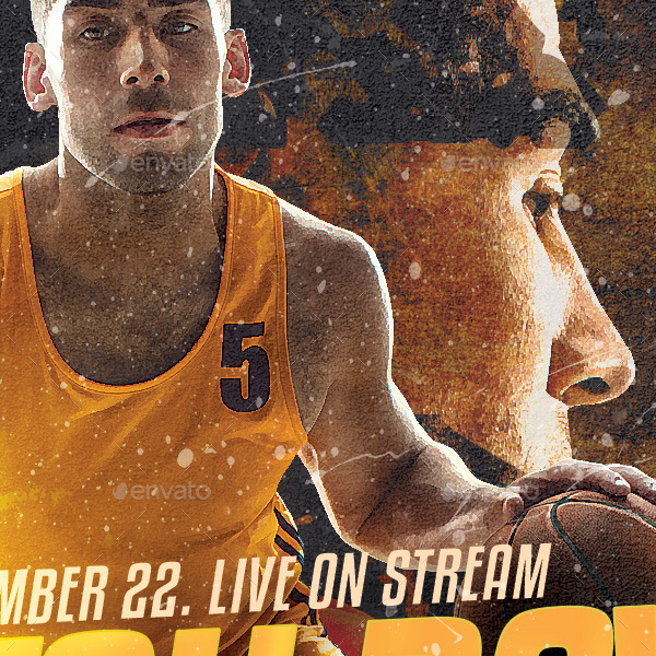 Basketball Match Day Flyer, Print Templates | GraphicRiver