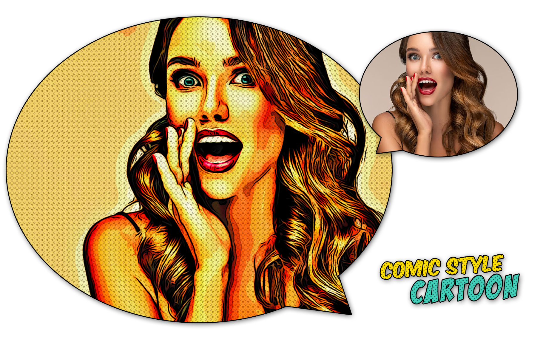 Comic Style Cartoon Painting, Add-ons | GraphicRiver