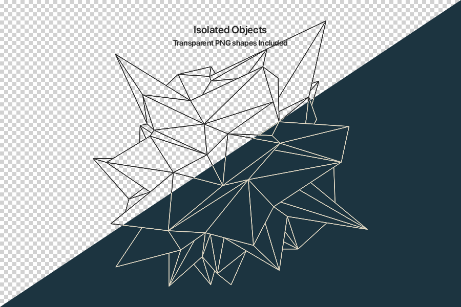 Polygon Shapes Photoshop Brushes Set, Add-ons | GraphicRiver