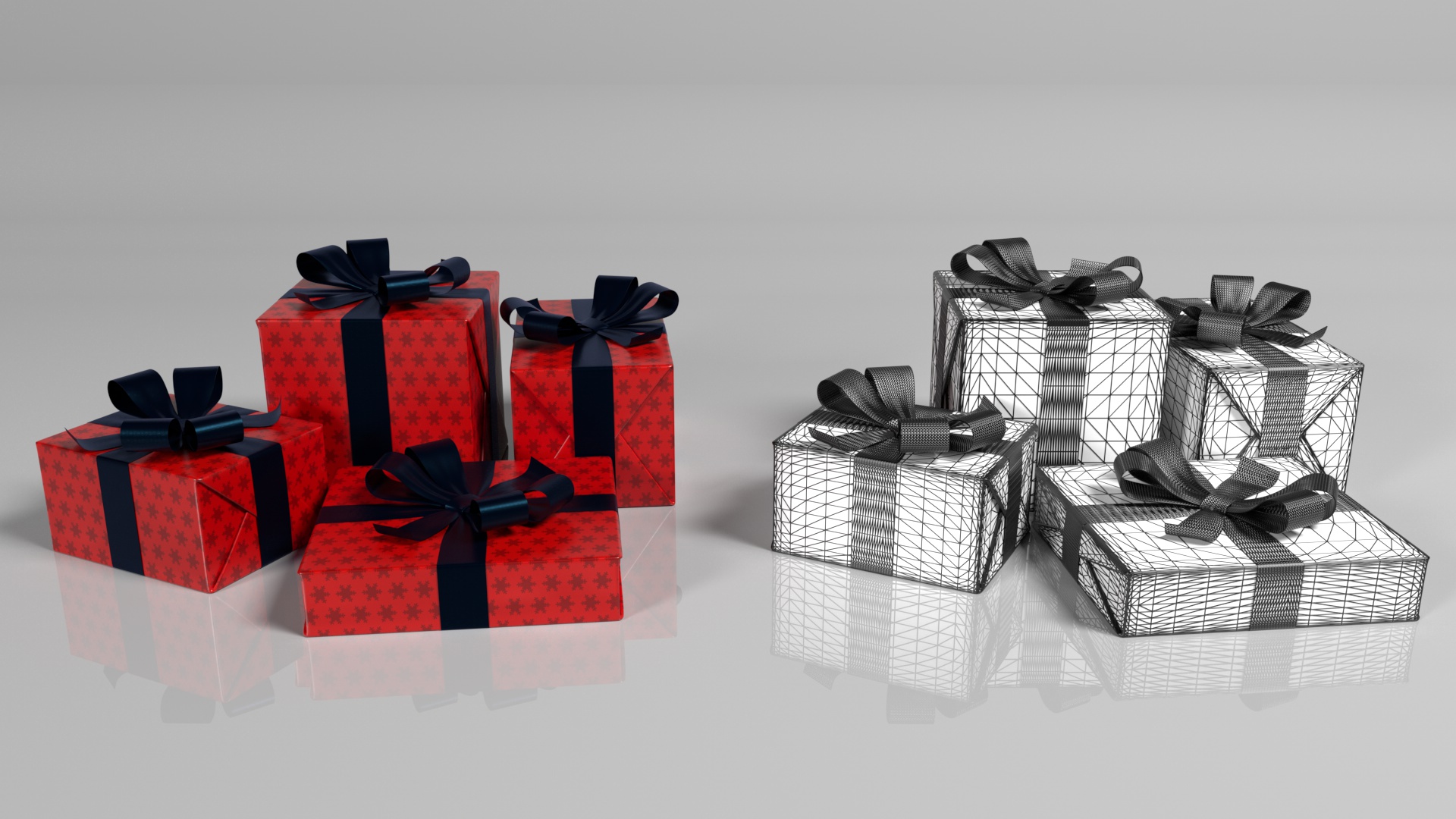 Gift Boxes Christmas present PACK by ap_89 | 3DOcean