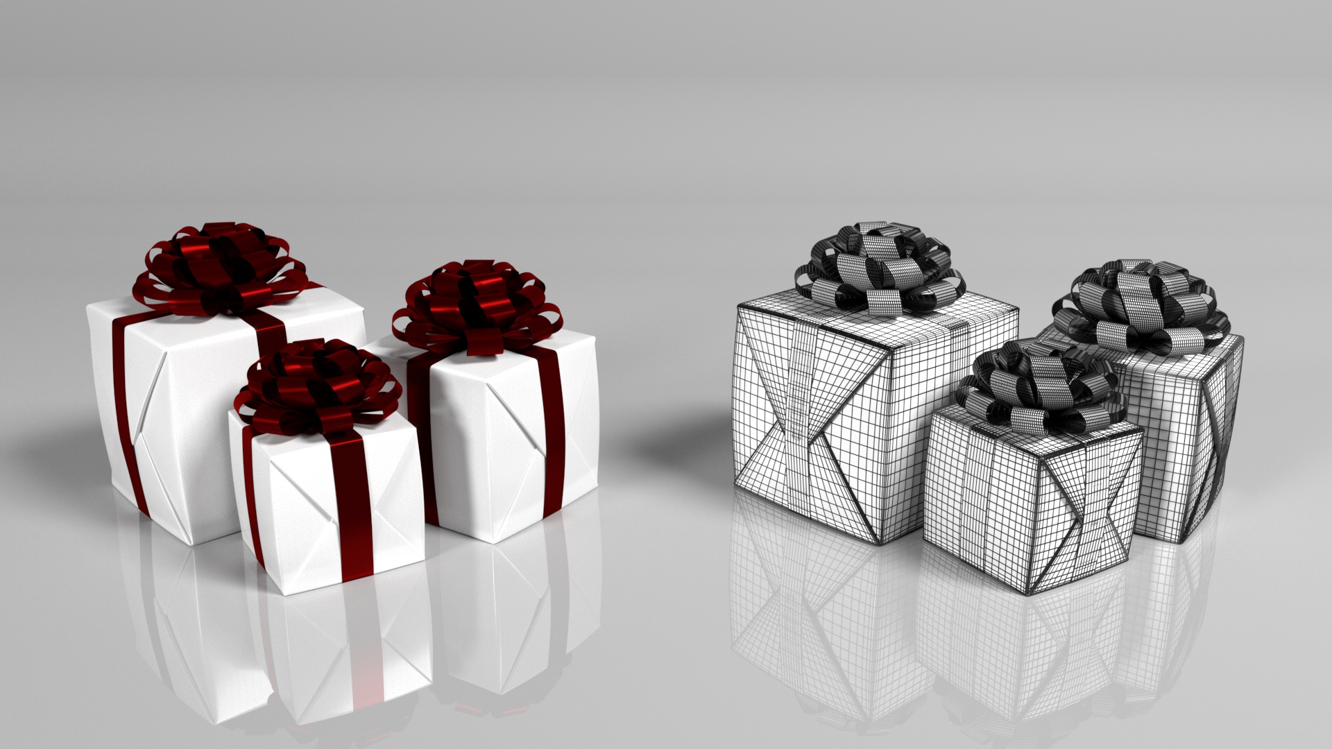Gift Boxes Christmas present PACK by ap_89 | 3DOcean