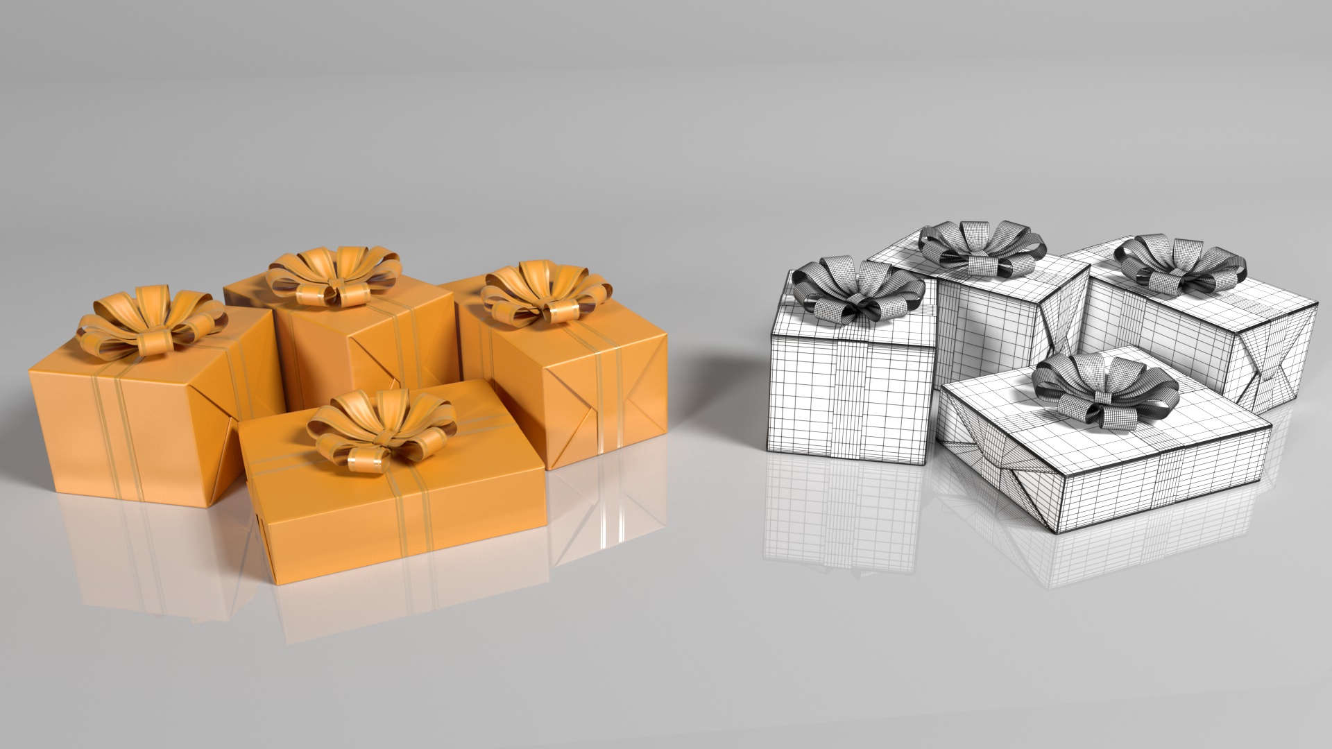 Gift Boxes Christmas present PACK by ap_89 | 3DOcean