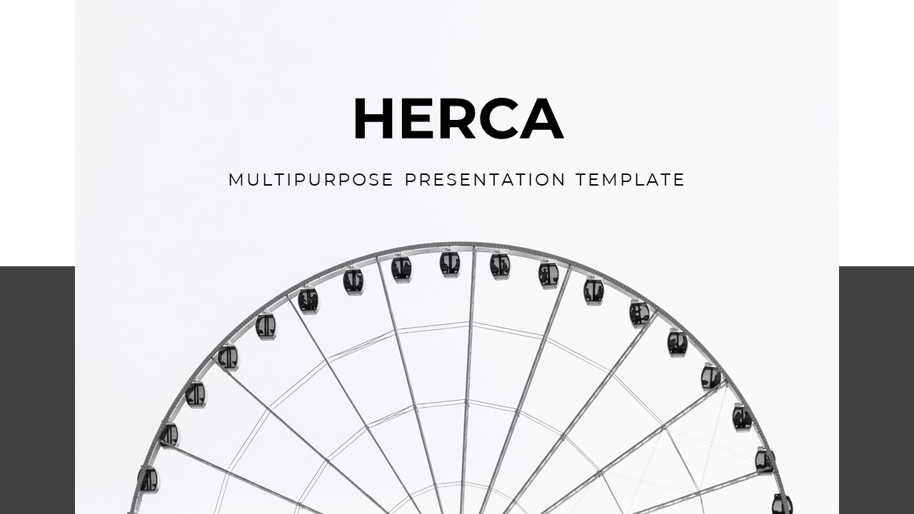 Herca - Creative Multipurpose PowerPoint Template, Presentation Templates