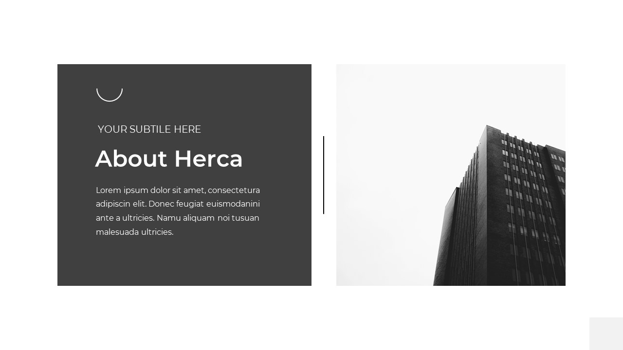 Herca - Creative Multipurpose PowerPoint Template, Presentation Templates
