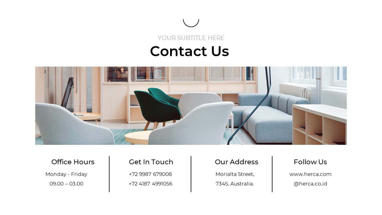 Herca - Creative Multipurpose PowerPoint Template, Presentation Templates