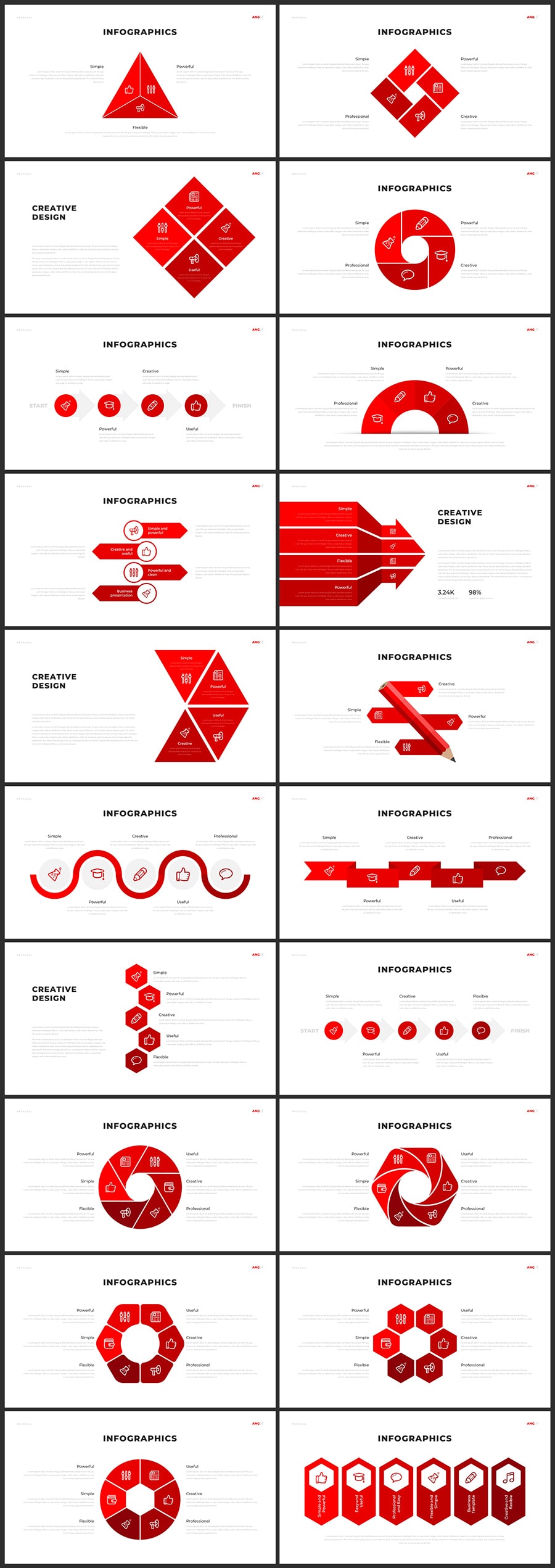 3 in 1 Multipurpose PowerPoint Template Bundle(Vol.11), Presentation ...