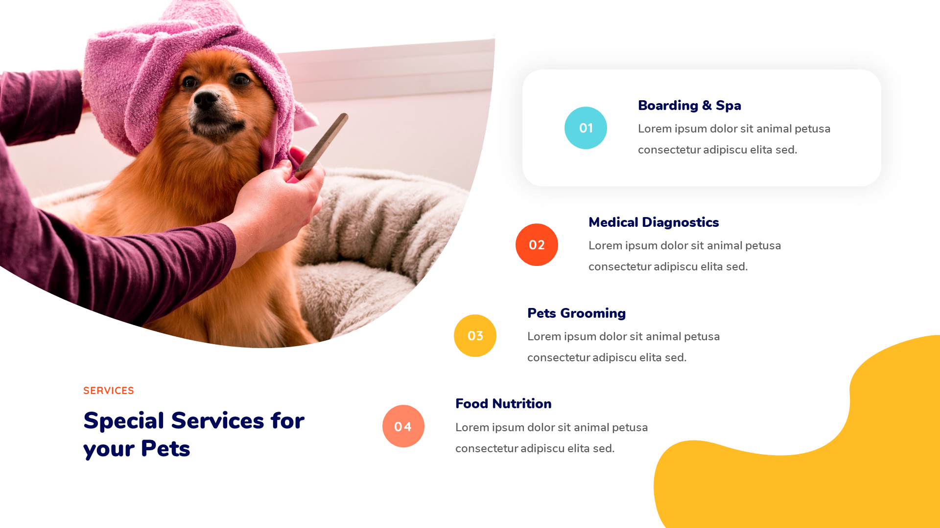 Pethouse - Pet Care & Animal Service PowerPoint Template, Presentation ...