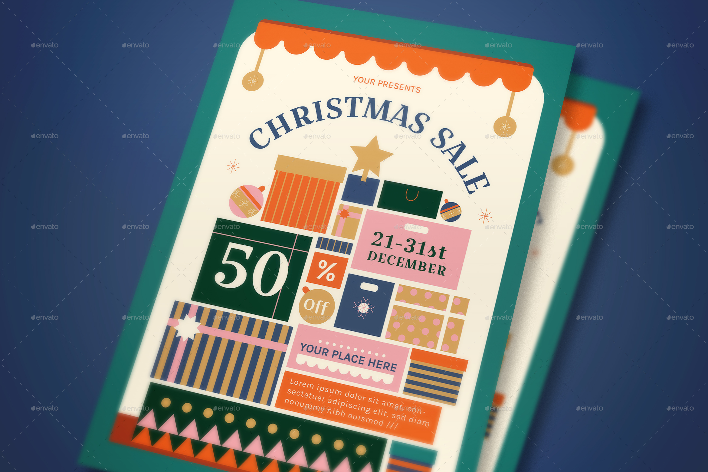 Christmas Promo Flyer Set, Print Templates | GraphicRiver