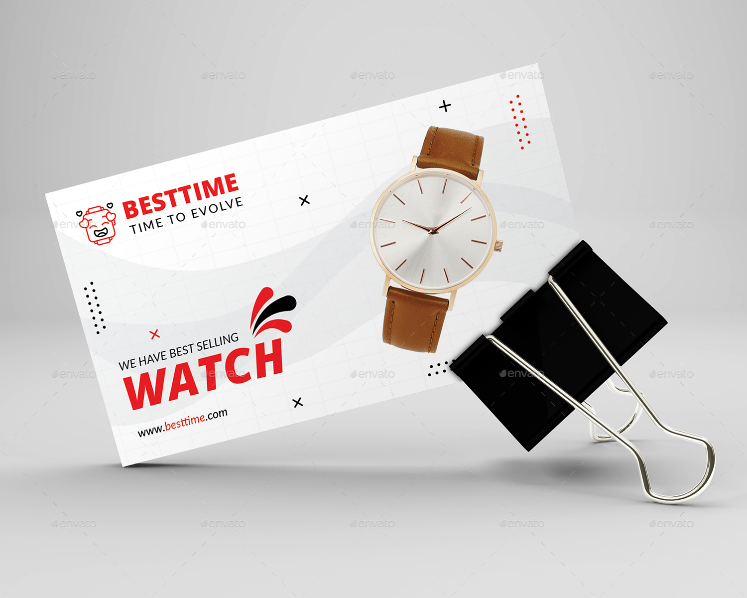 Watch Business Card by NihanGraphics | GraphicRiver
