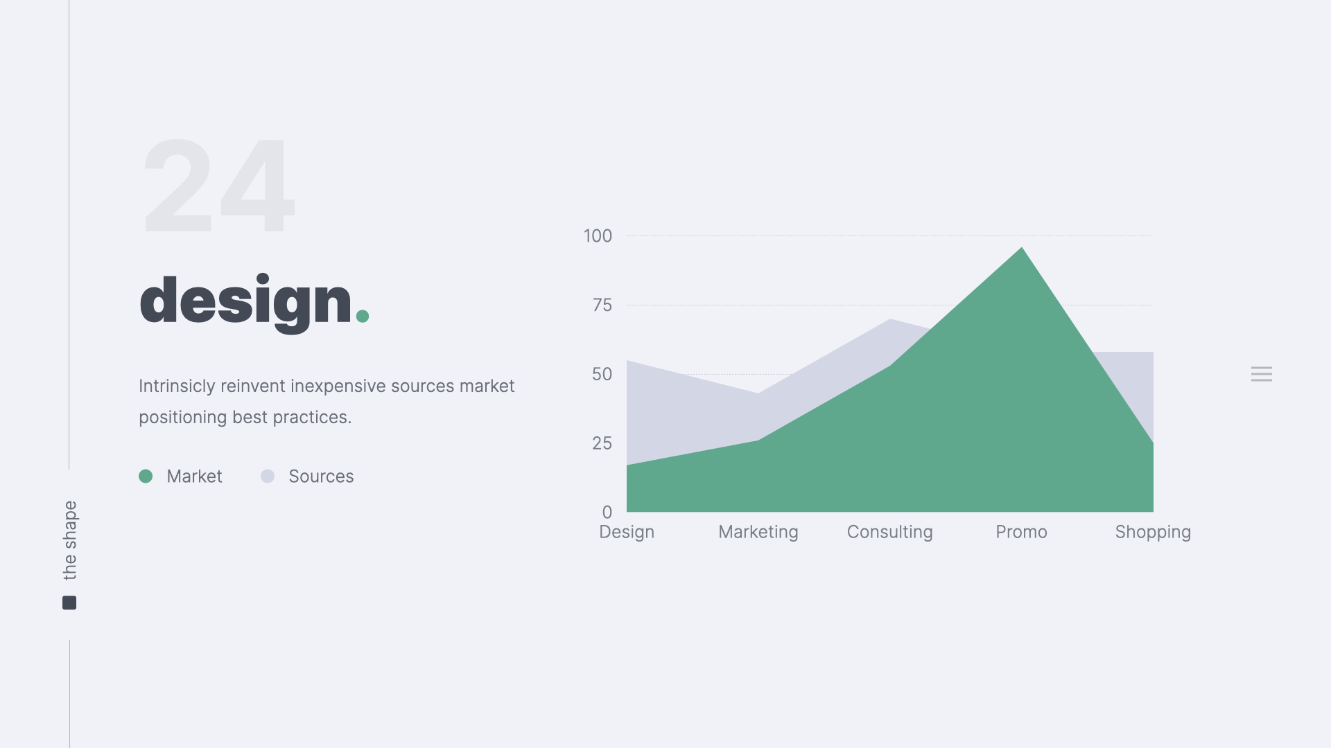 The Shape - Minimal Presentation Template (KEY), Presentation Templates