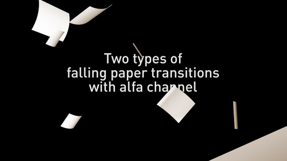 Falling Paper Transitions, Motion Graphics | VideoHive