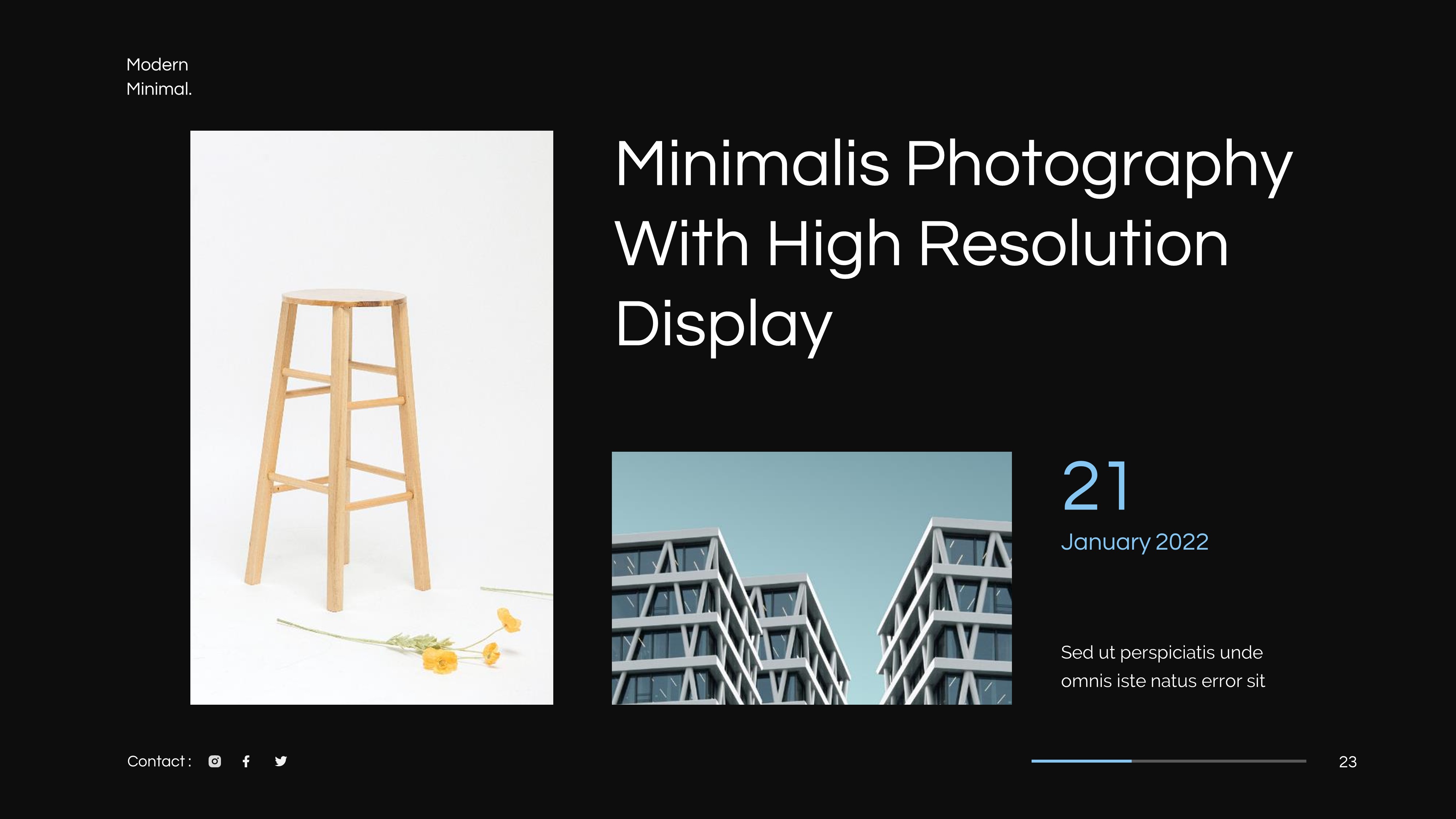 Modern Minimalist Google Slides Template, Presentation Templates ...