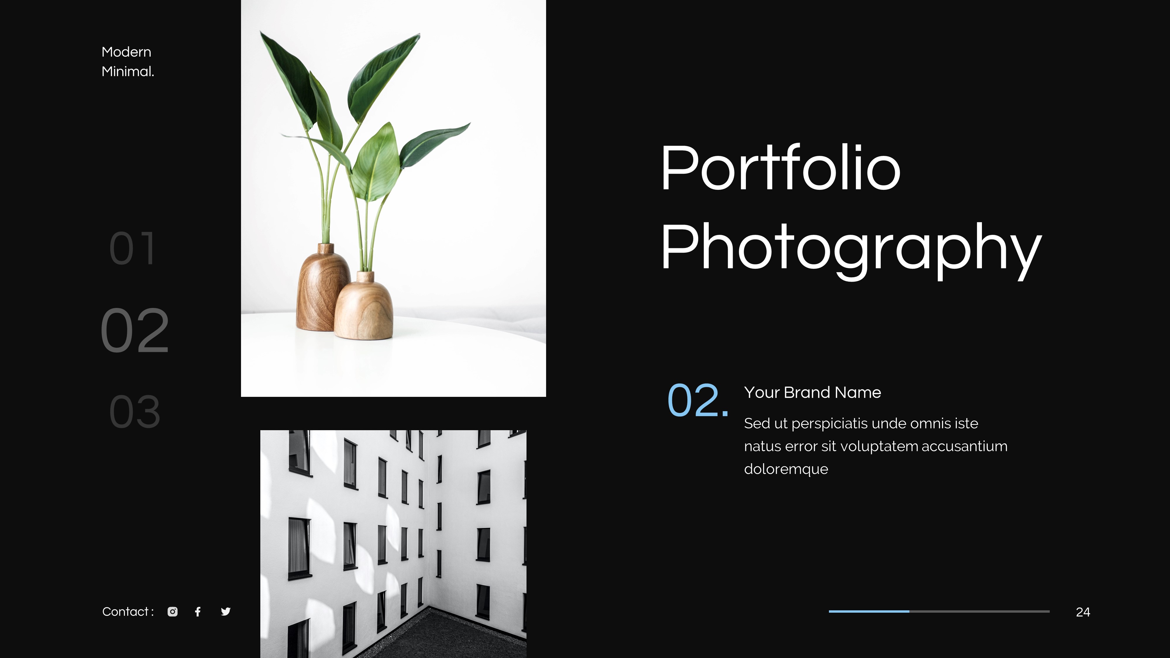 Modern Minimalist Google Slides Template, Presentation Templates ...