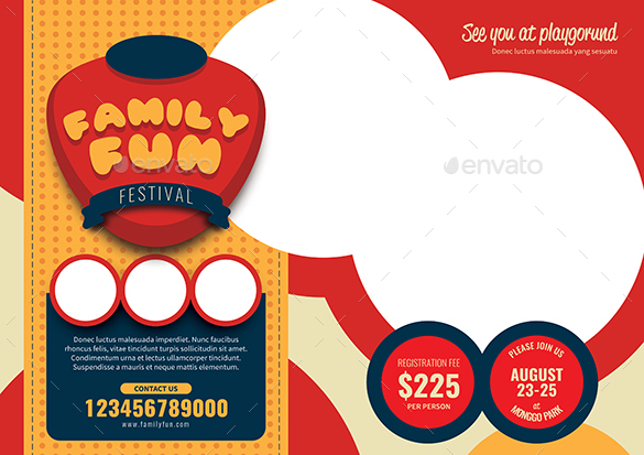 Family Fun Day Flyer Template, Print Templates | GraphicRiver