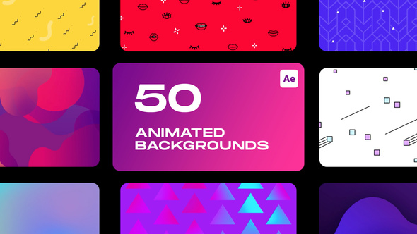 Animated Backgrounds for After Effects, After Effects Project Files