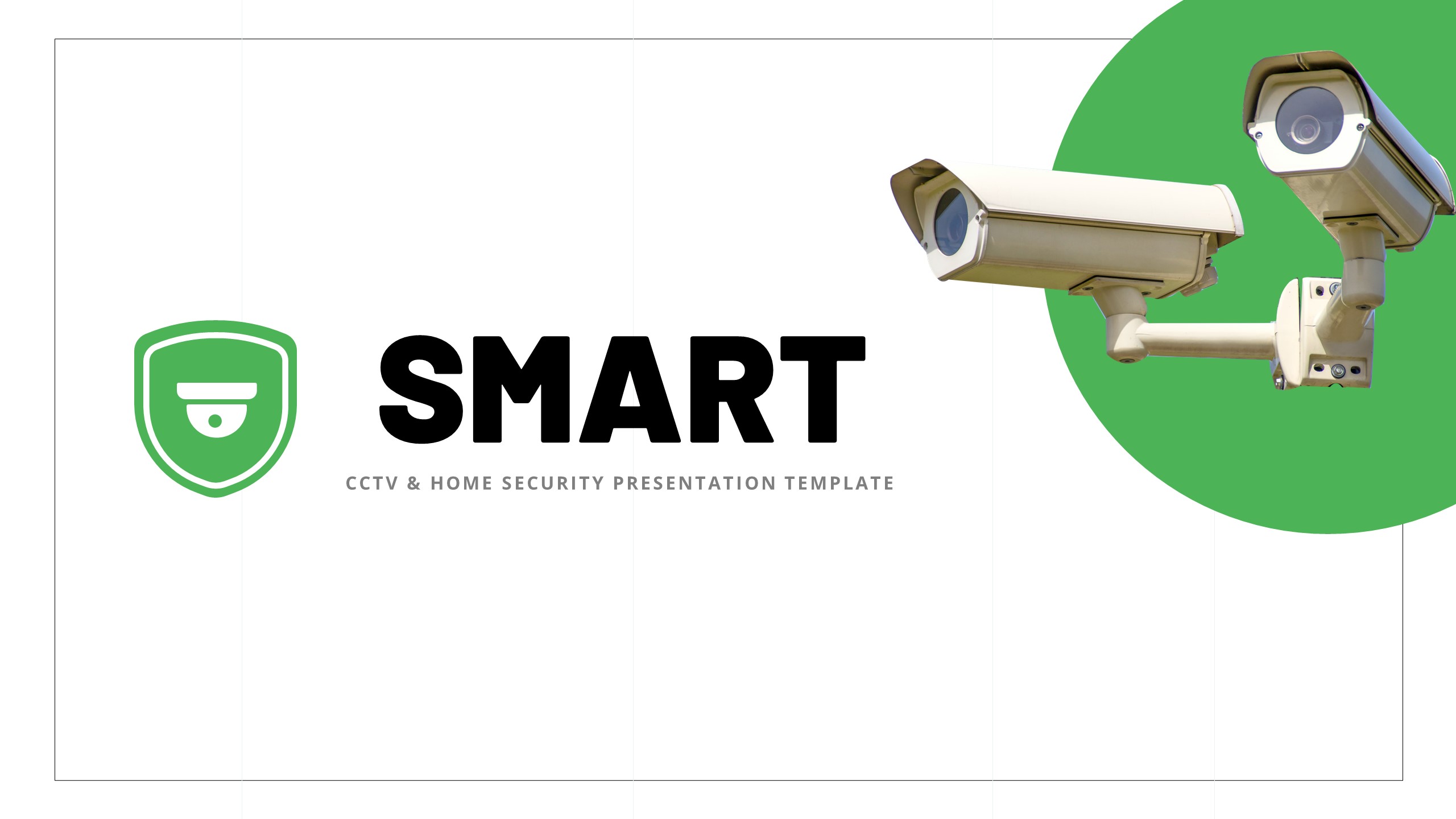 SMART - CCTV & Home Security Powerpoint Template, Presentation Templates