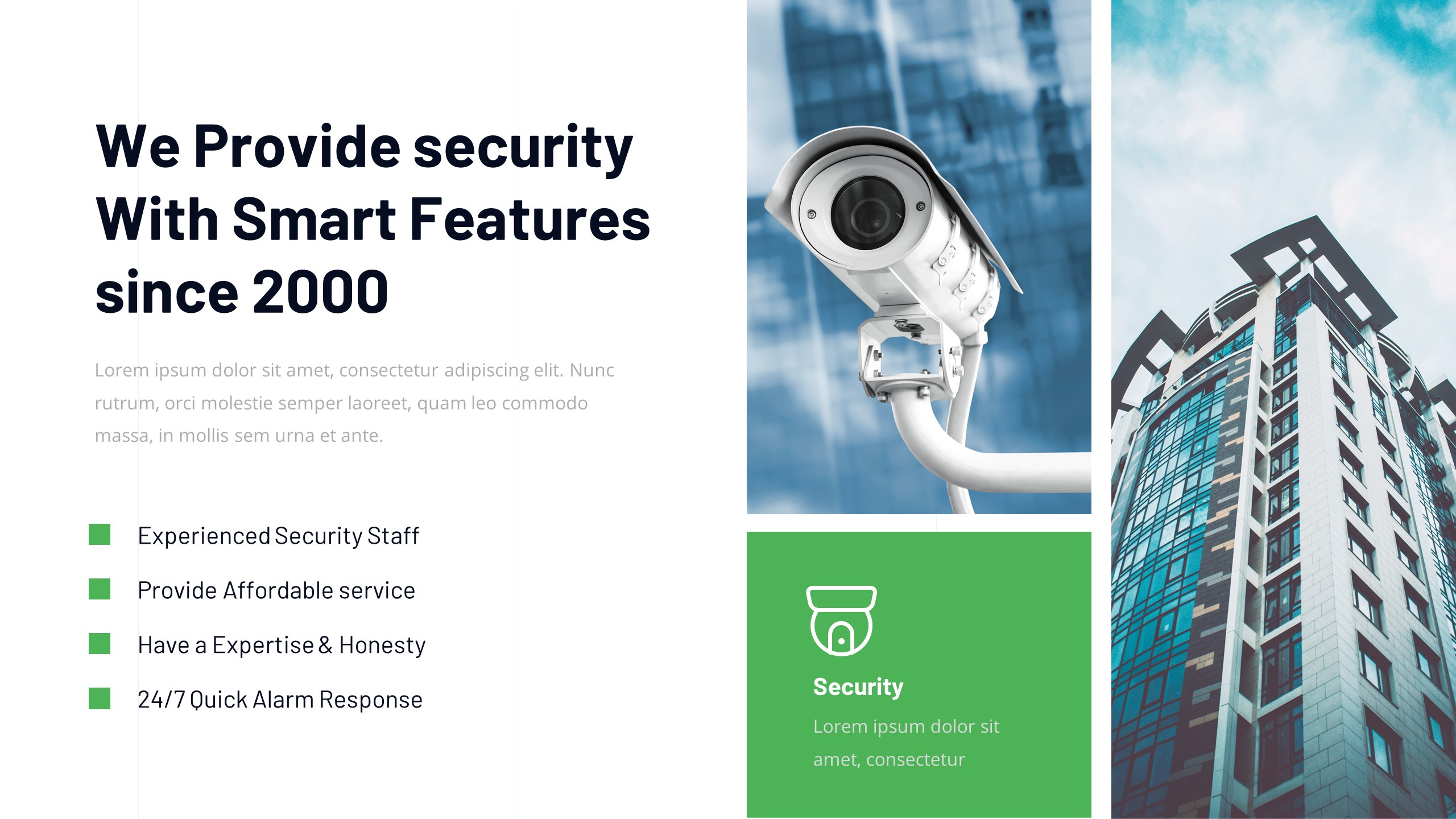 SMART - CCTV & Home Security Powerpoint Template, Presentation Templates