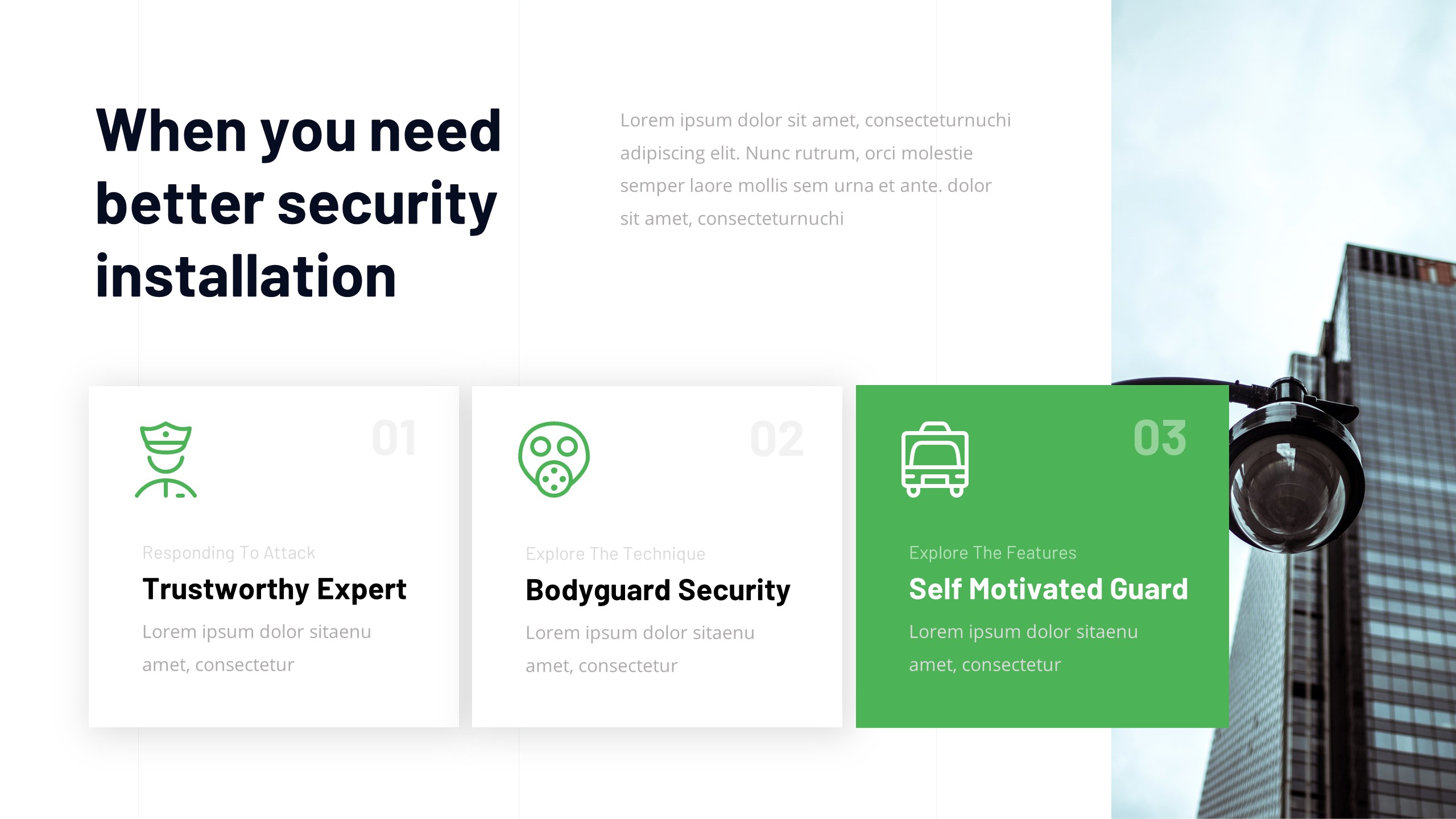 SMART - CCTV & Home Security Powerpoint Template, Presentation Templates