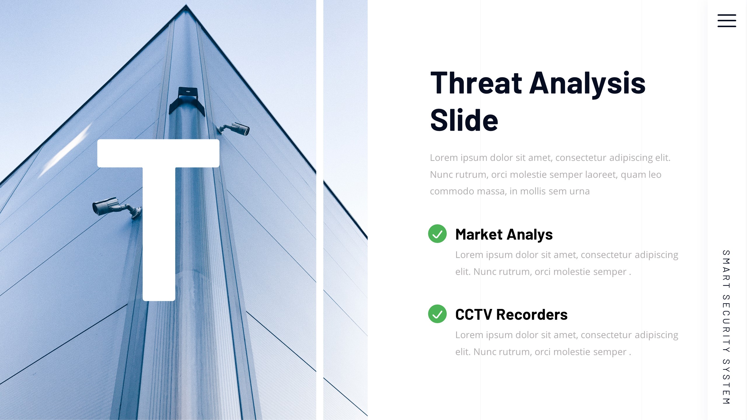 SMART - CCTV & Home Security Powerpoint Template, Presentation Templates