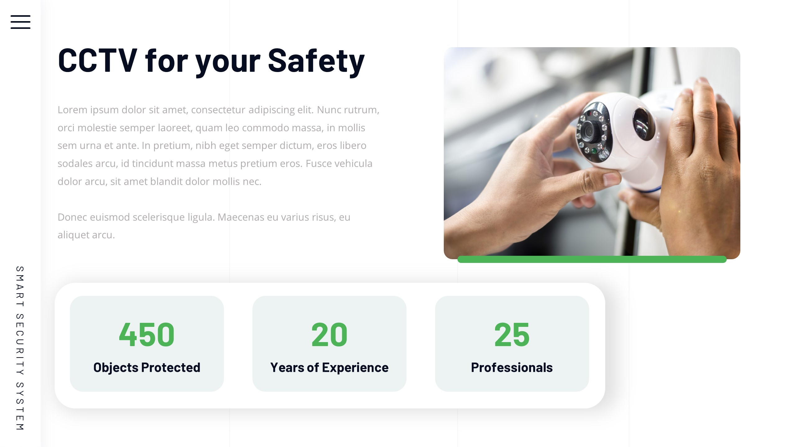 SMART - CCTV & Home Security Powerpoint Template, Presentation Templates