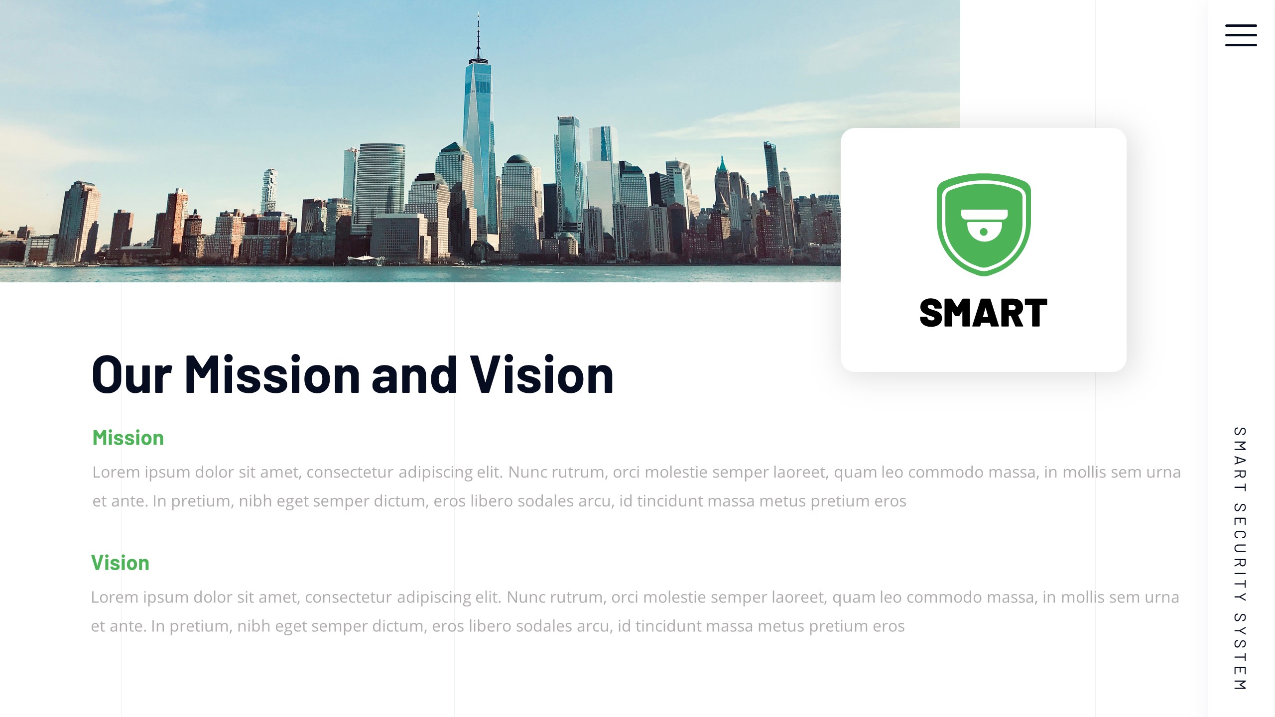 SMART - CCTV & Home Security Powerpoint Template, Presentation Templates