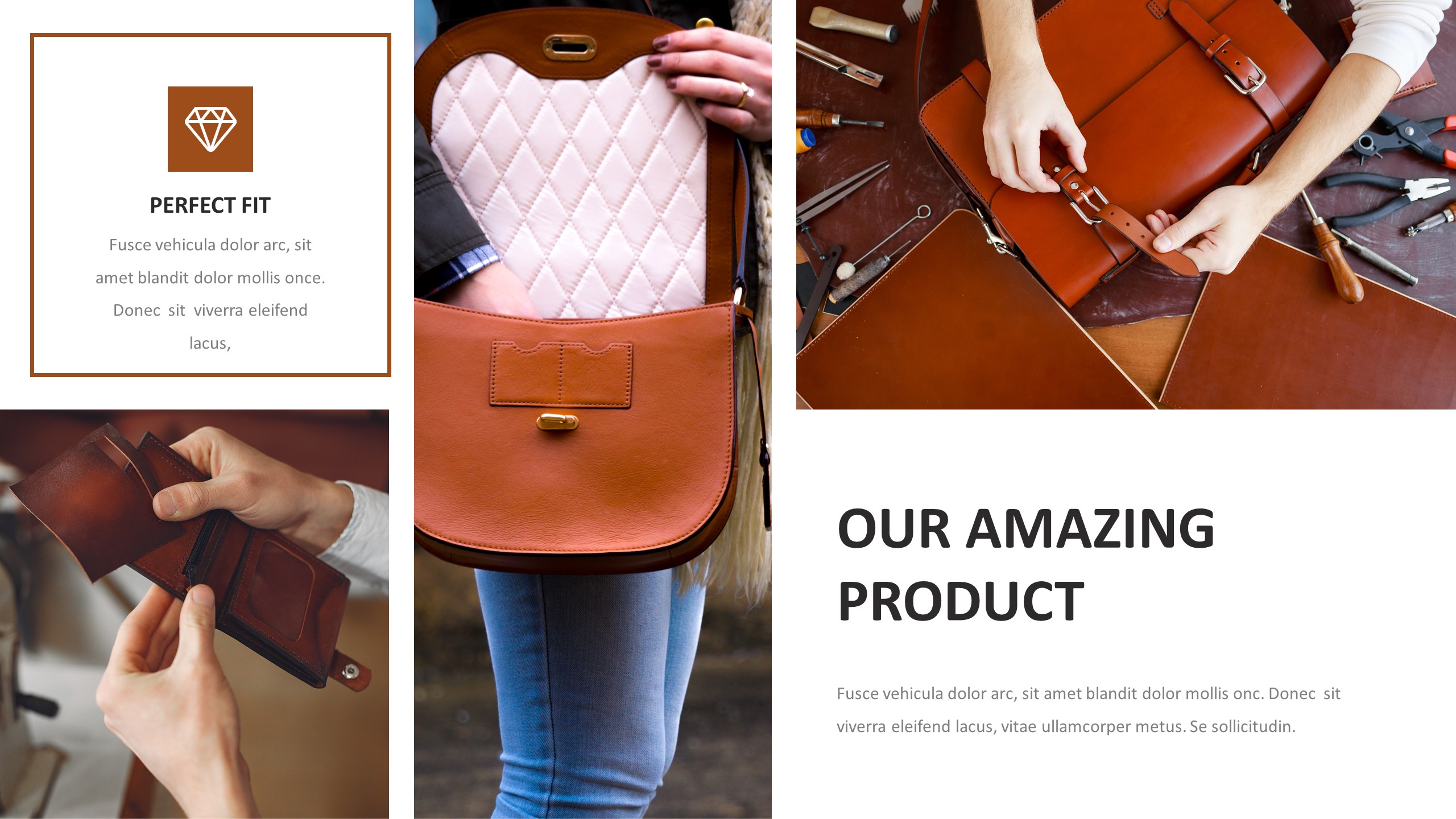 PRINCE - Leather Manufacturing & Product Powerpoint Template ...