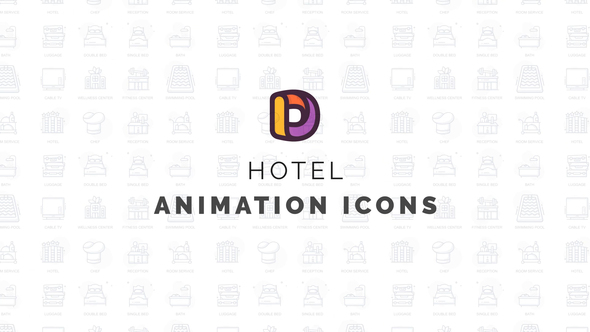 Hotel - Animation Icons, After Effects Project Files | VideoHive