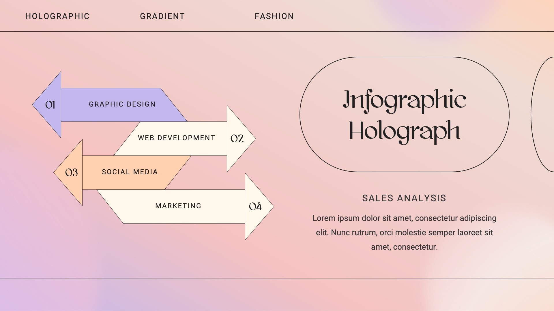 HOLOGRAPH - Holographic Gradient Powerpoint Template, Presentation ...