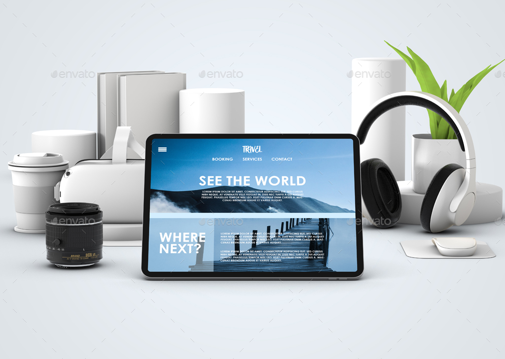 12 Responsive Website PSD Mock-ups by Abdelrahman_El-masry | GraphicRiver