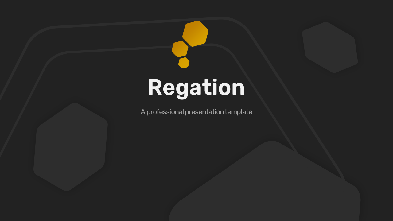 Regation - Professional Presentation Template, Presentation Templates