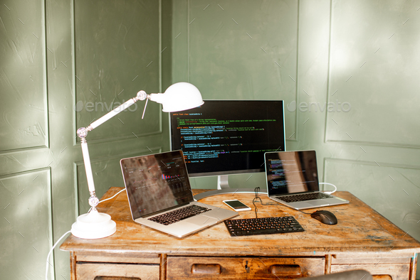 Programmer working place Stock Photo by RossHelen | PhotoDune Programmer working place Stock Photo by RossHelen | PhotoDune