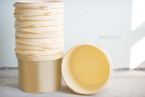 Empty building buckets Stock Photo by RossHelen | PhotoDune