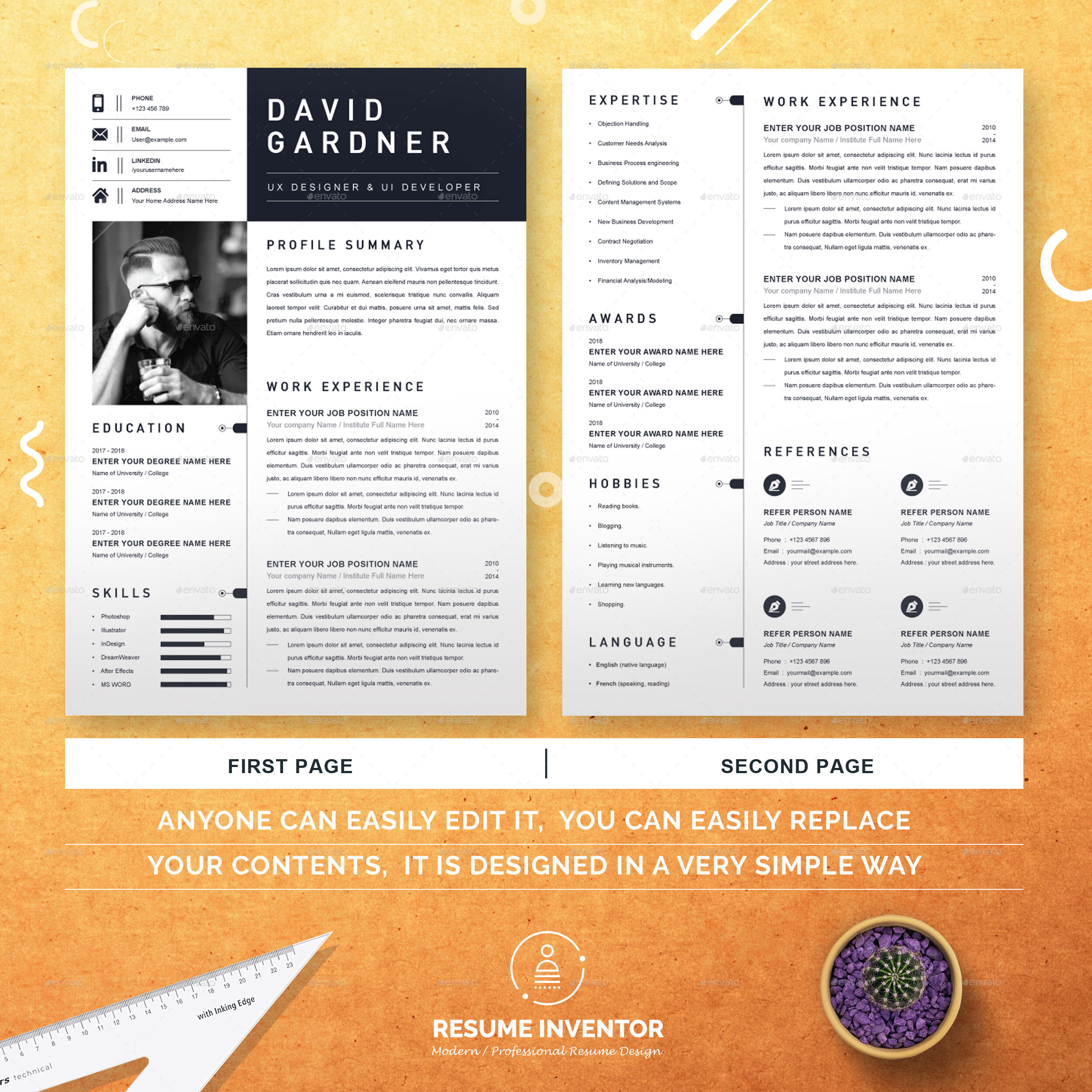 Resume Template, Print Templates | GraphicRiver